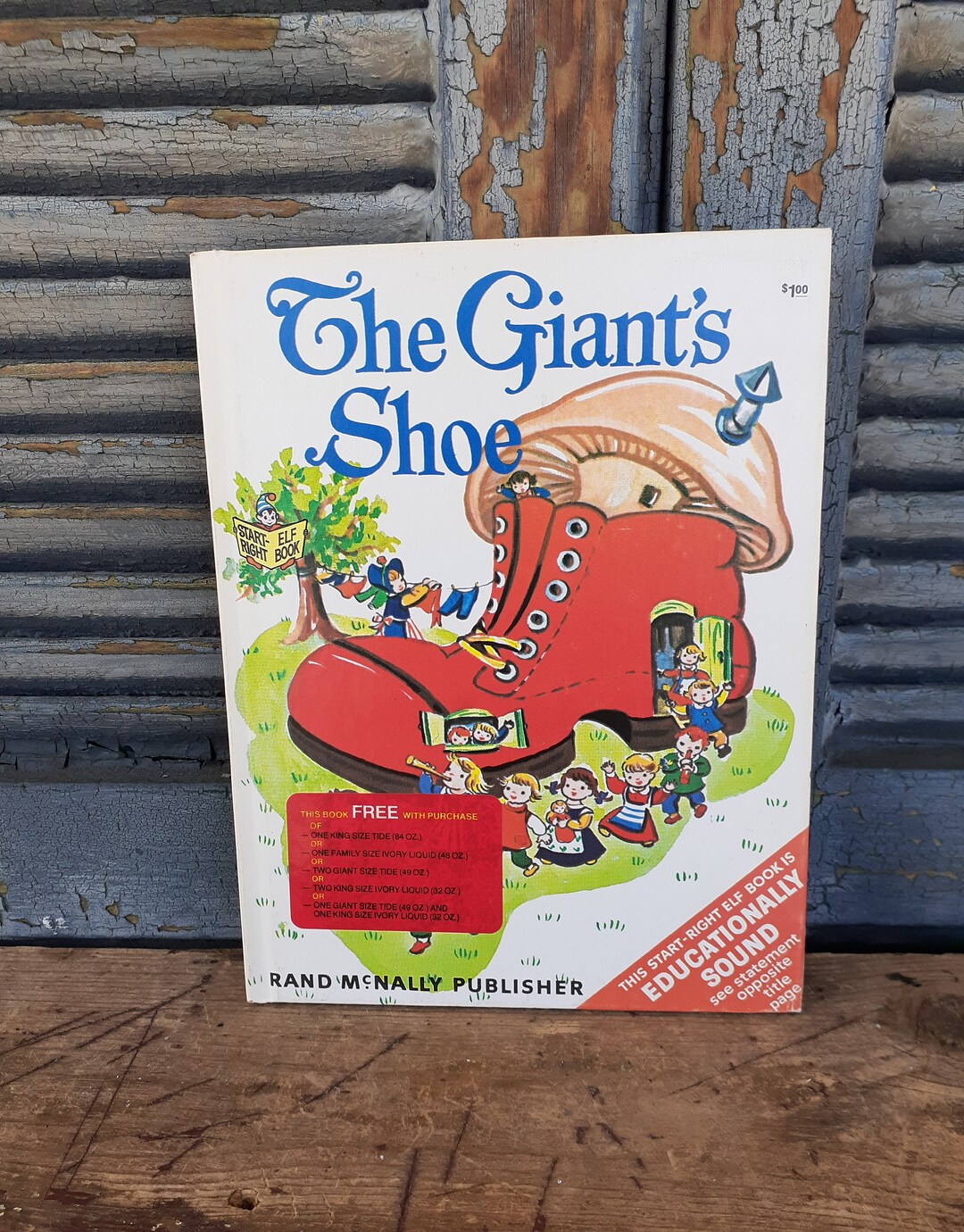 Vintage the Giant's Shoe Childrens Book Rand Mcnally 1967 Tide Promo - Etsy