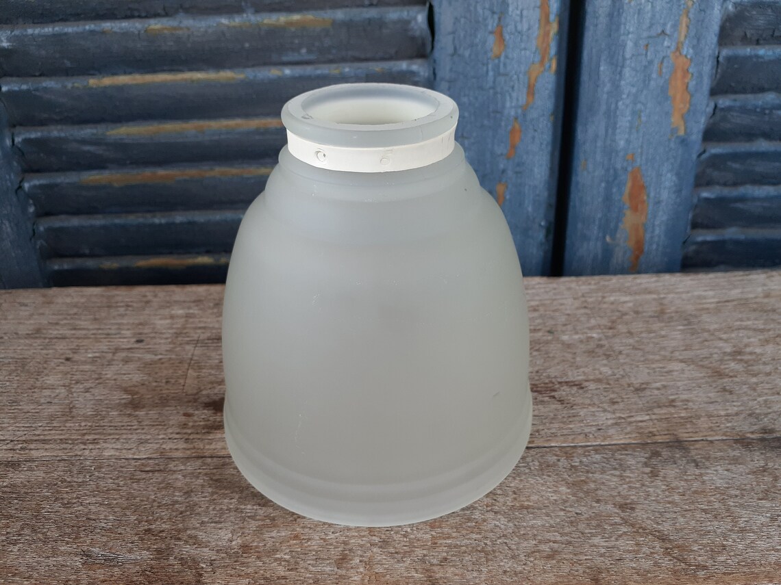 White Satin Glass Light Shade Pendant Light Shade Ceiling Fan | Etsy