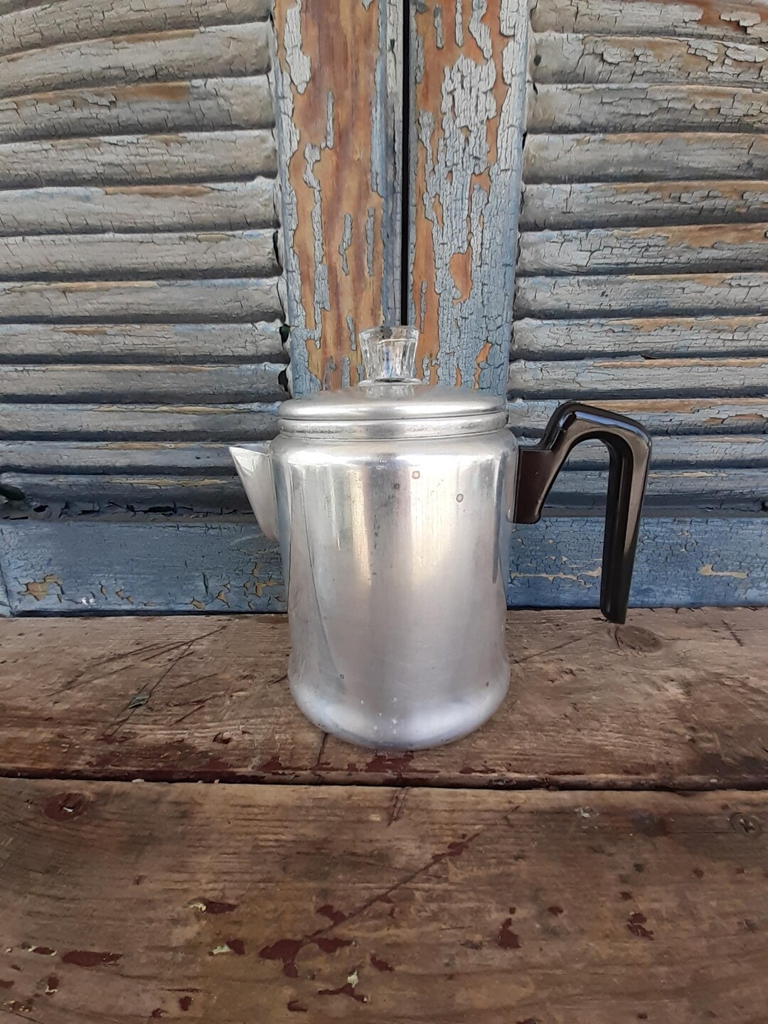 Vintage Century Coffee Pot Aluminum Percolator Stovetop Percolator ...