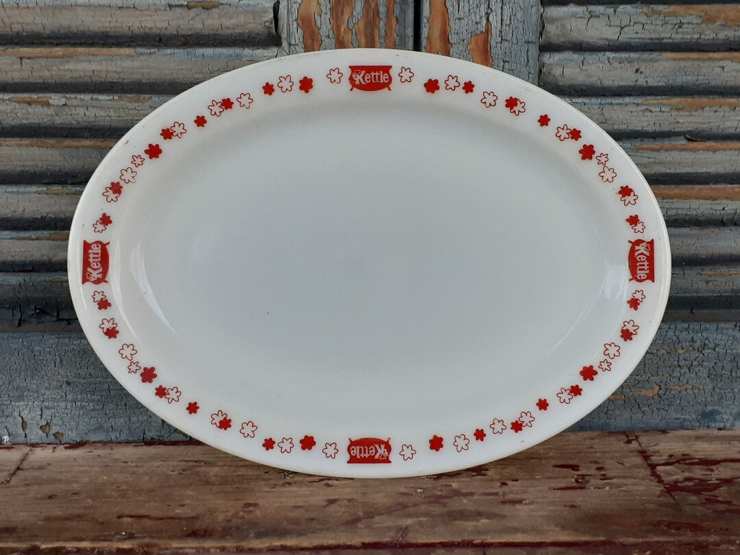 Vintage Pyrex Kettle Restaurant Platter Restaurantware - Etsy