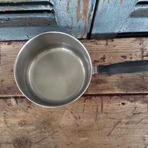 Vintage Farberware 1 Quart Stainless Steel Sauce Pan Aluminum Clad With ...