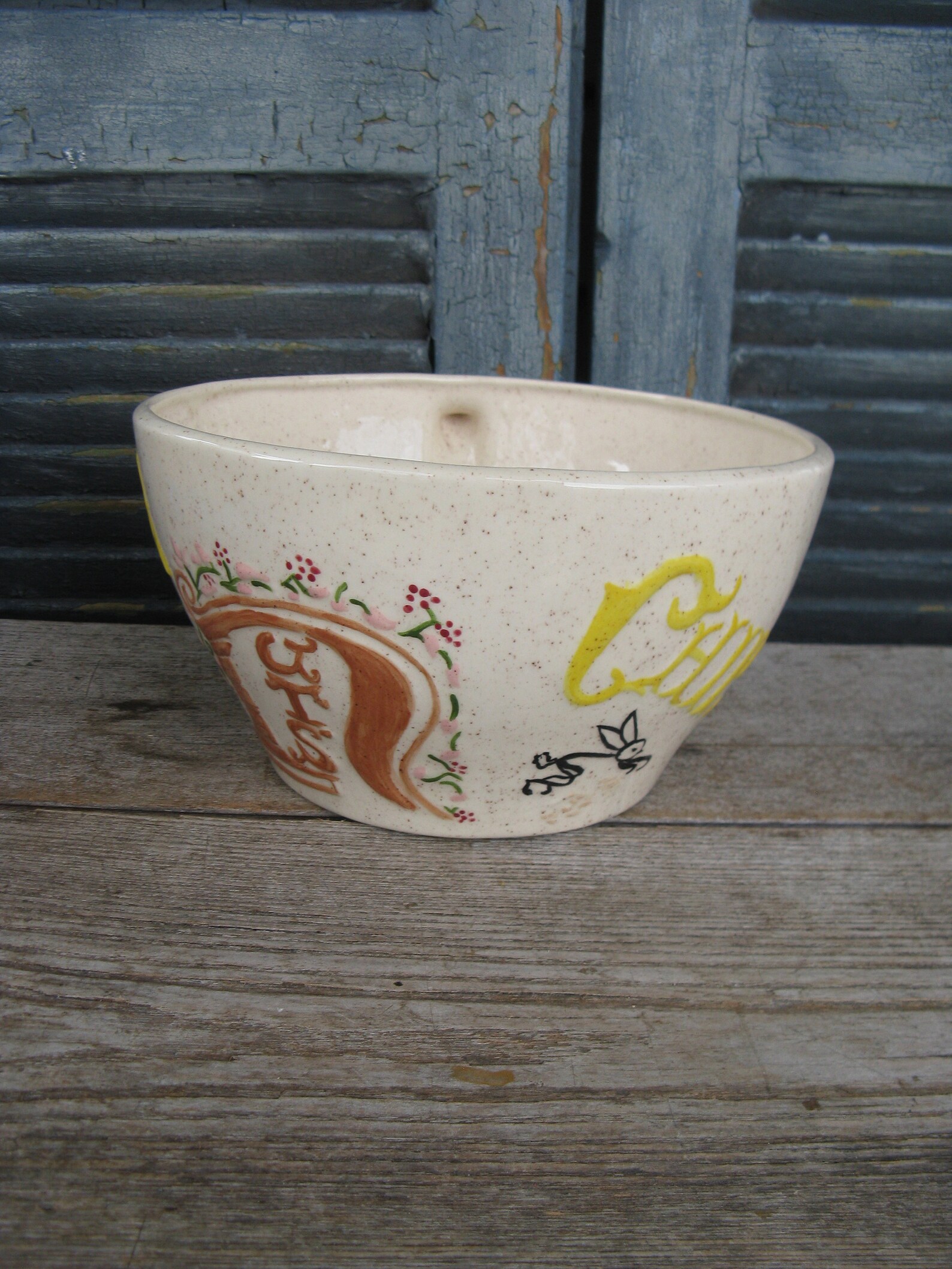Vintage Hand Painted Snack Bowl Mod Funky Gift Idea - Etsy