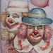 Vintage William Moninet Original Clown Oil Painting Framed - Etsy