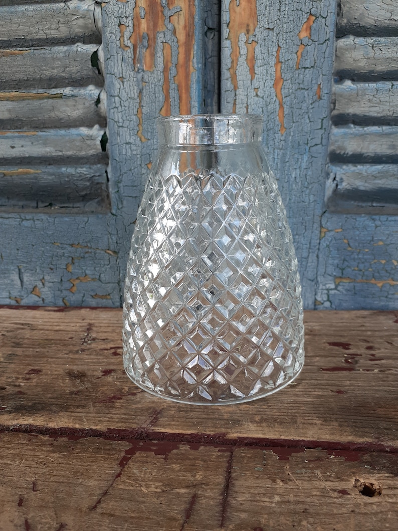 Vintage Diamond Optic Small Lamp Shade - Etsy