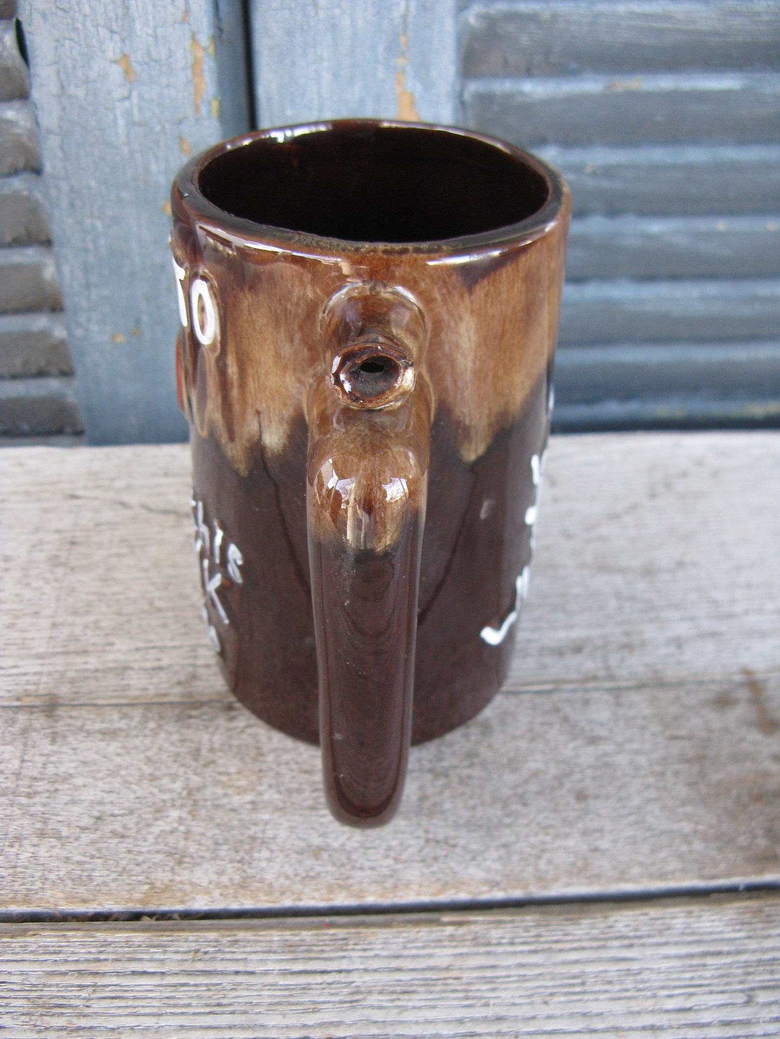 Vintage Redware Novelty Mug Circa 1960s Gag Gift Gift for | Etsy