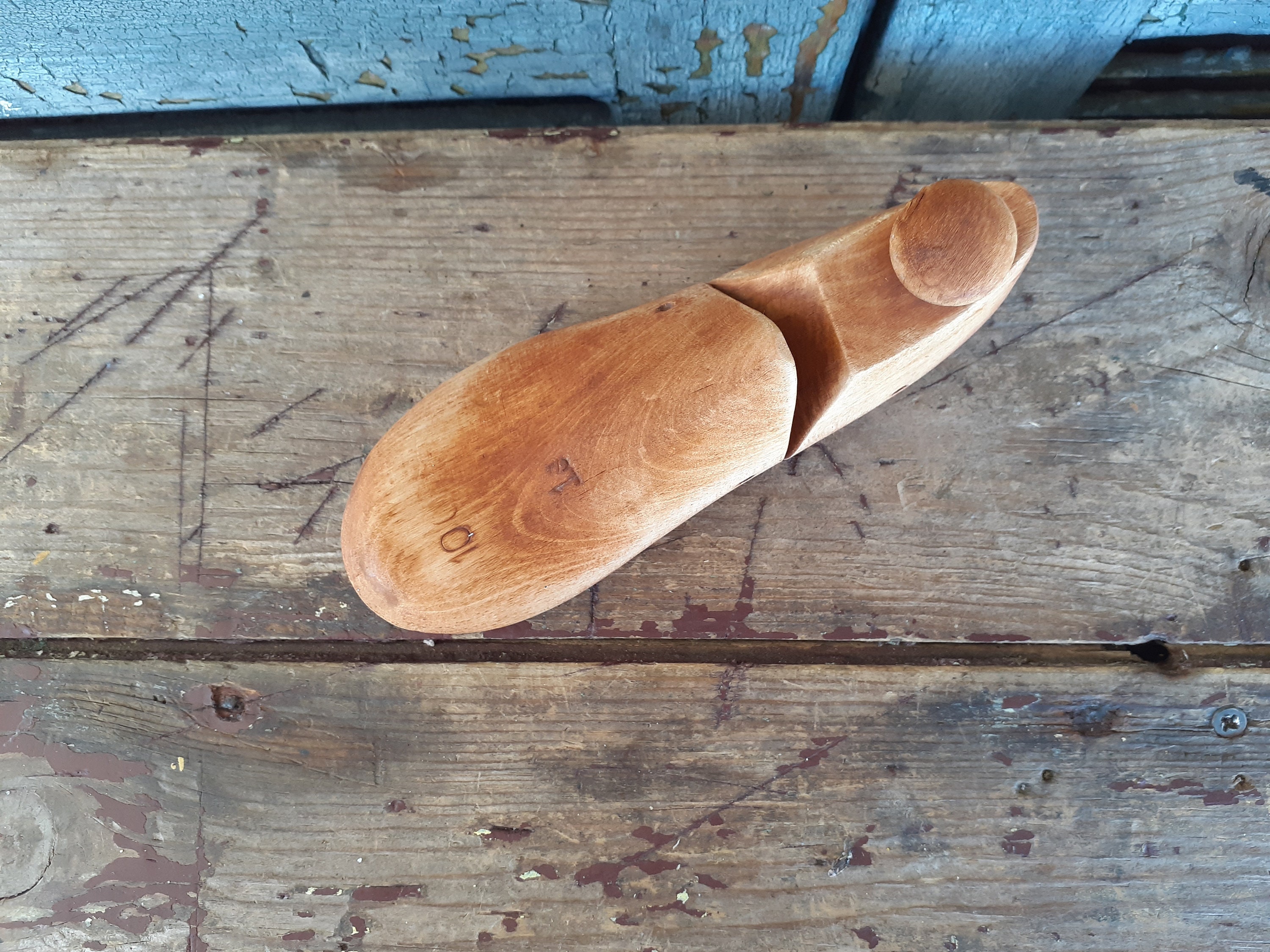 Antique Childs Wooden Shoe Form Display Piece - Etsy