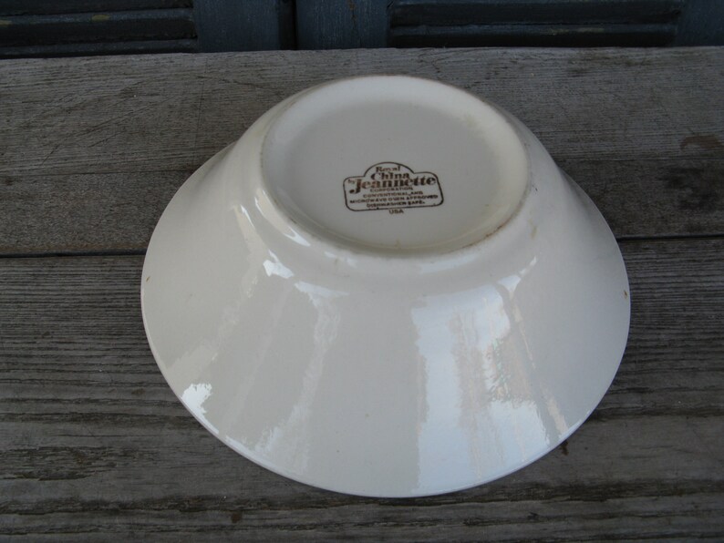 Vintage Royal China 9 Inch Bowl Stoneware Bowl French Country Modern ...