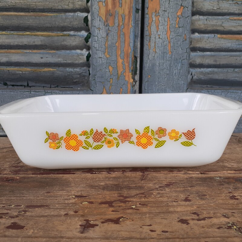 Fire King Loaf Pans - Etsy