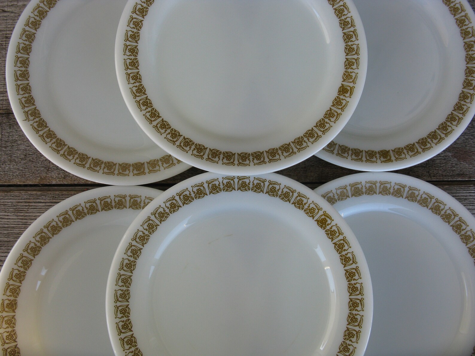 Vintage Pyrex Tiburon Salad Plates Restaurant Ware 1970s Pyrex | Etsy