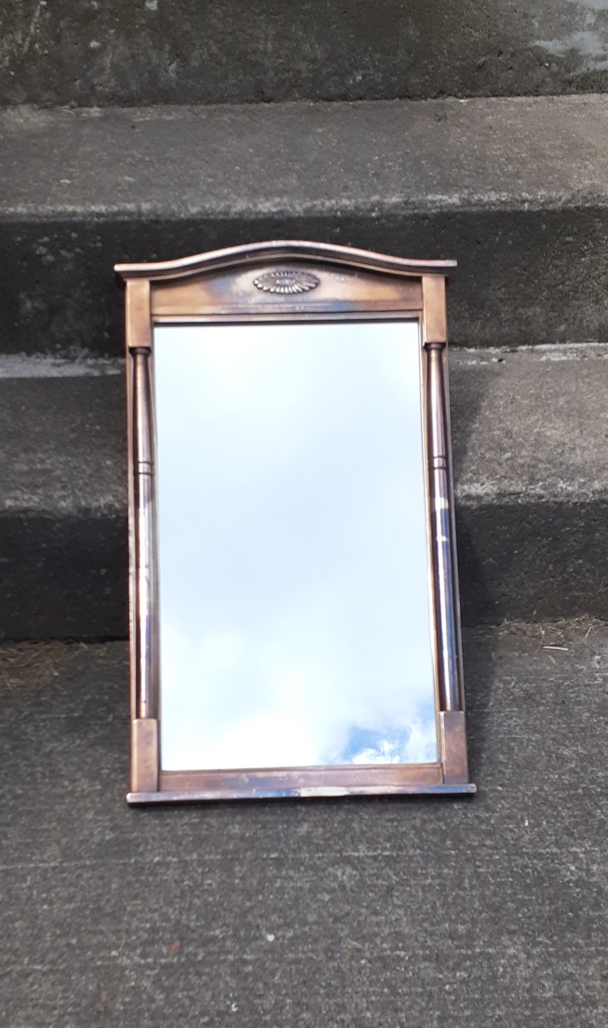 Vintage Syroco Gold Federal Style Mirror Hard Plastic - Etsy