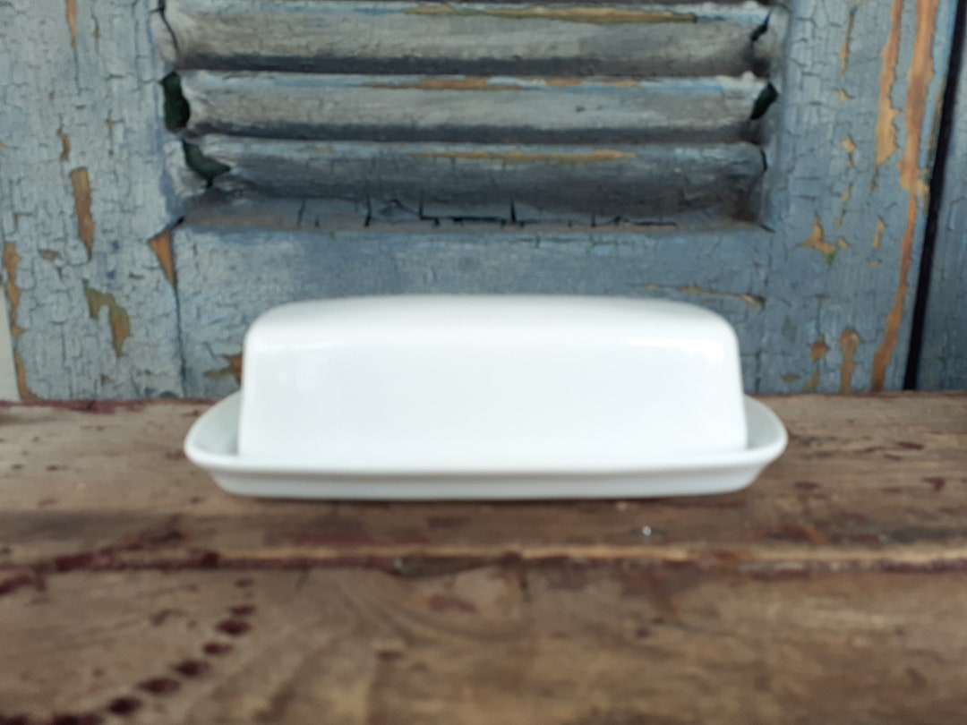 Vintage Corelle Winter Frost Butter Dish Corning New York - Etsy