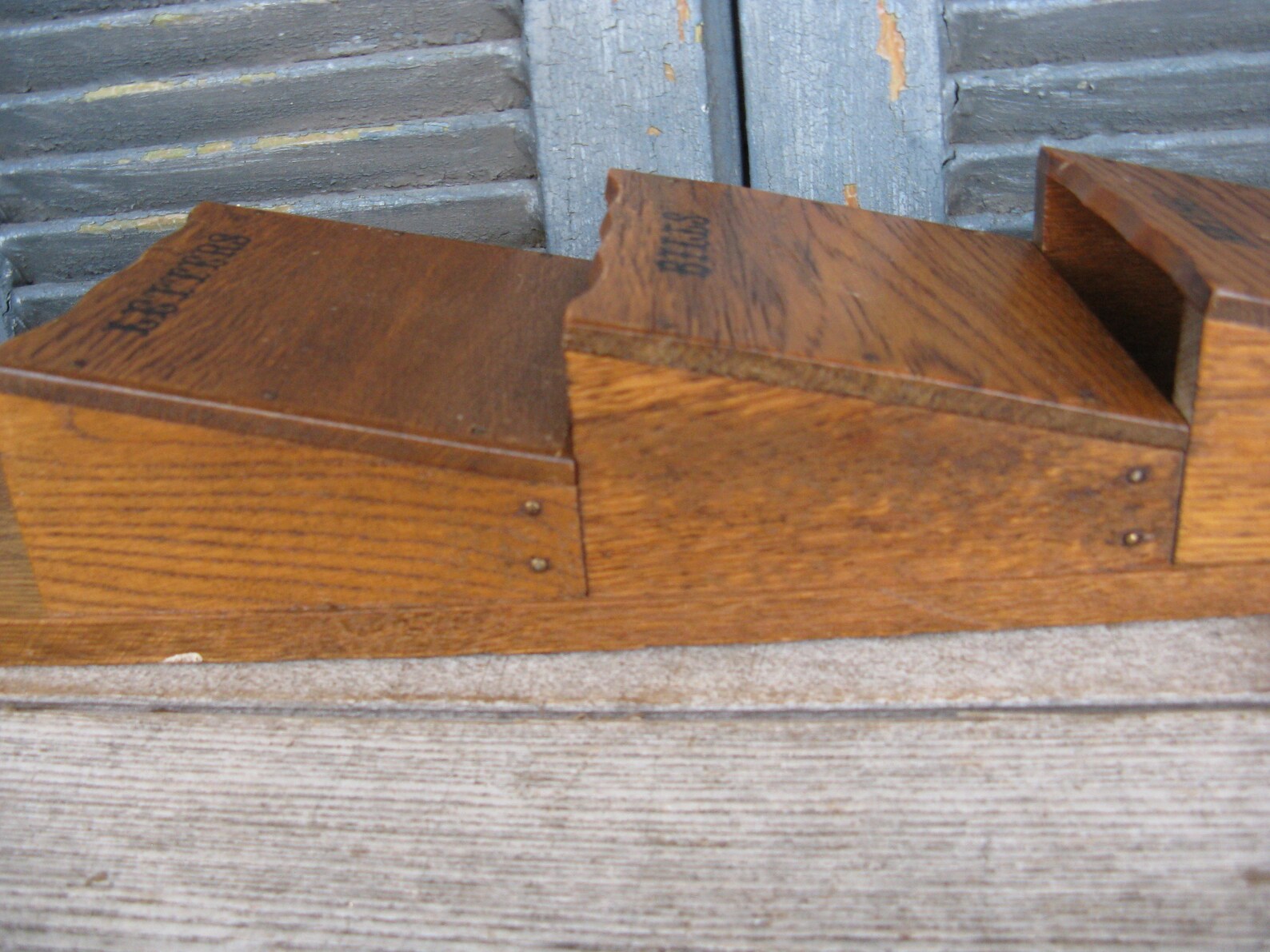 Vintage Oak Wall Mount Letter Rack Rustic Country Cabin Lodge - Etsy