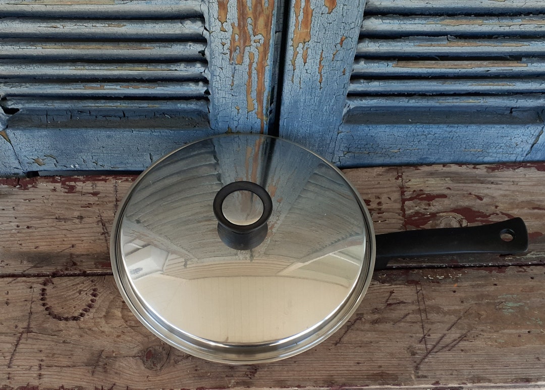 Vintage Flavorite Copper Core Stainless Steel Skillet 18-8 3 Regal Ware ...