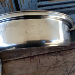 Vintage Flavorite Copper Core Stainless Steel Skillet 18-8 3 Regal Ware ...