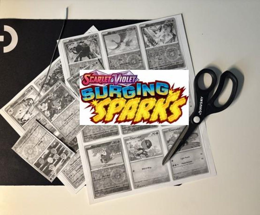 Surging Sparks Placeholders for Master Set. Includes an Image All 417 ...