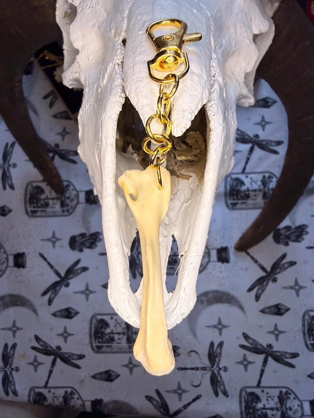 Possum Leg Bone Keychain - Etsy
