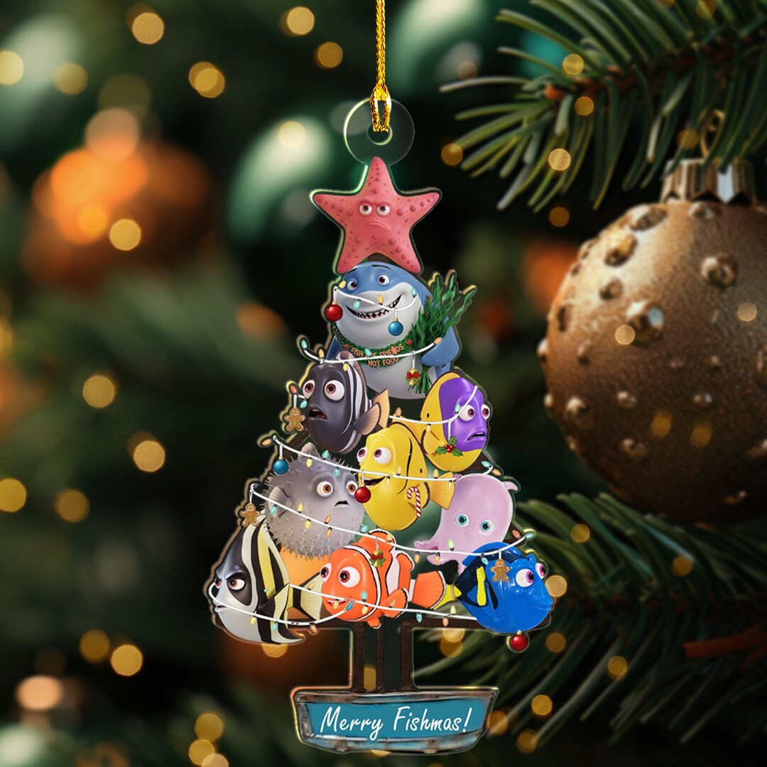 Personalized Finding Nemo Christmas Ornament, Nemo Movie Character ...