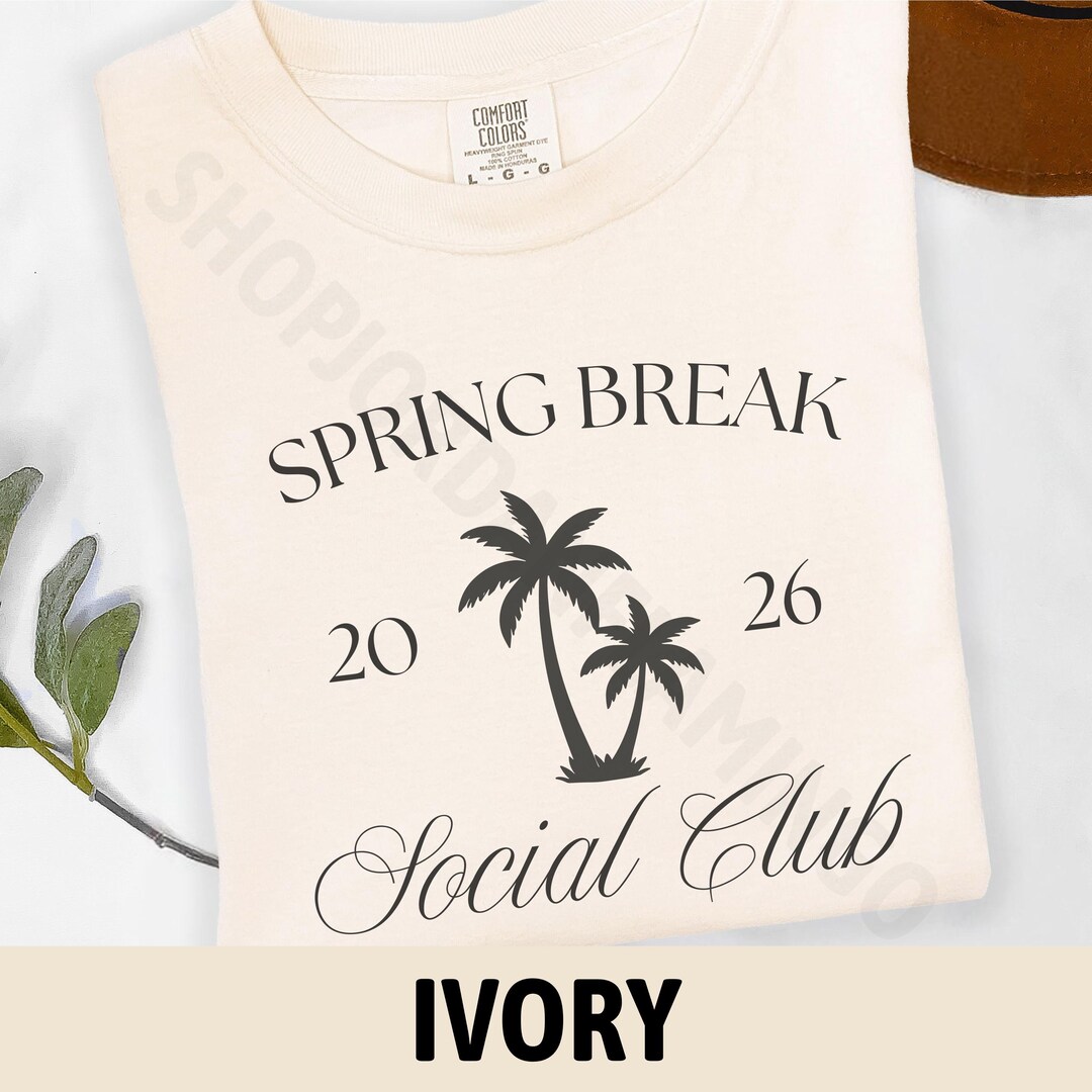 Spring Break 2026 Shirt, Family Beach Vacation Tshirt, Comfort Colors ...