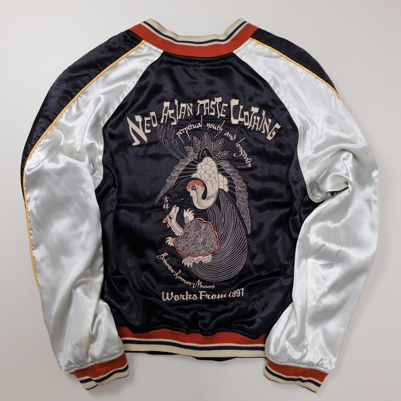AMEKAJI Yakuza Fashion Tedman BRM Soul of Phoenix Sukajan Jacket ...