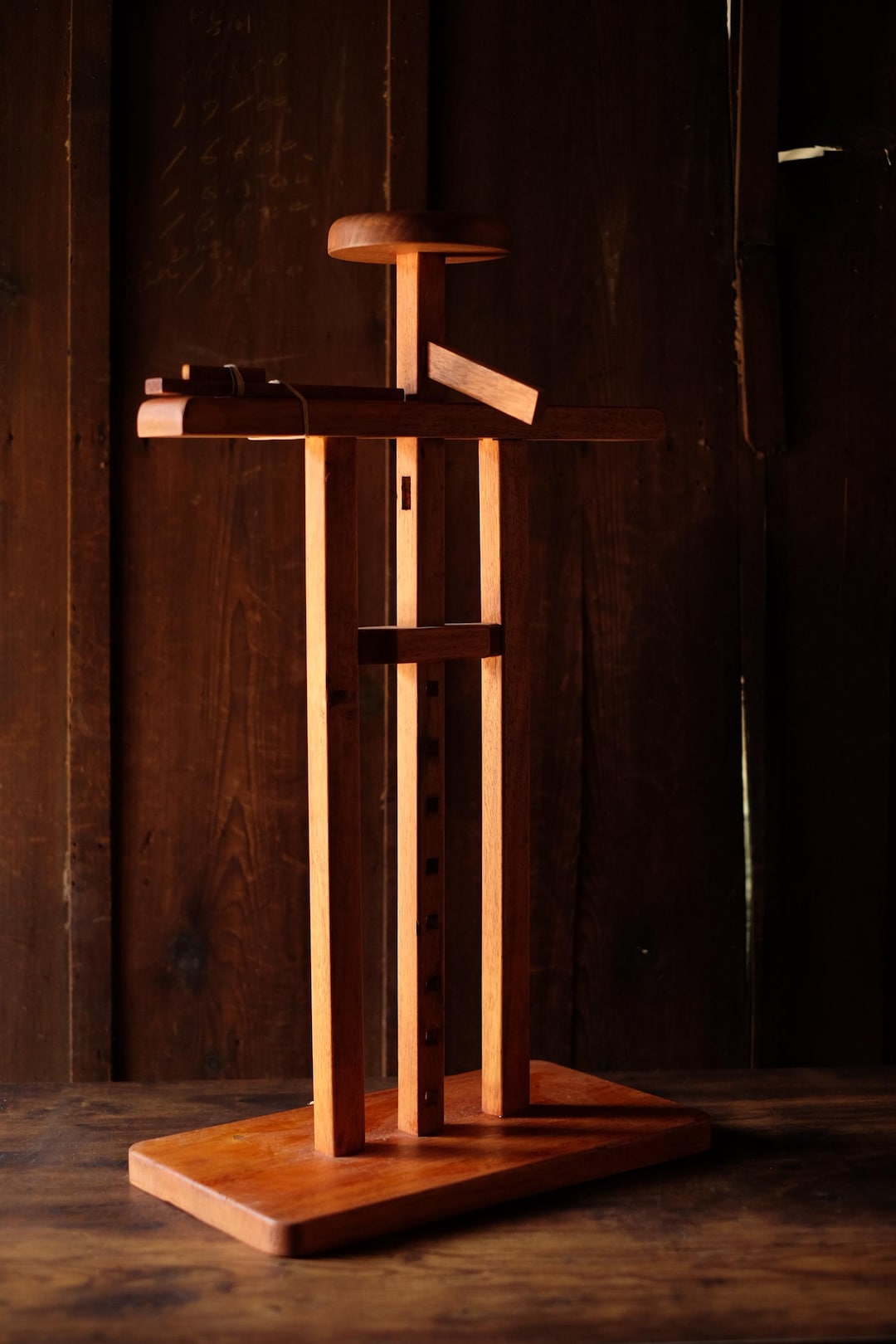 Modern Wooden Yoroi Kake Samurai Armor Stand | Minimalist Japanese ...