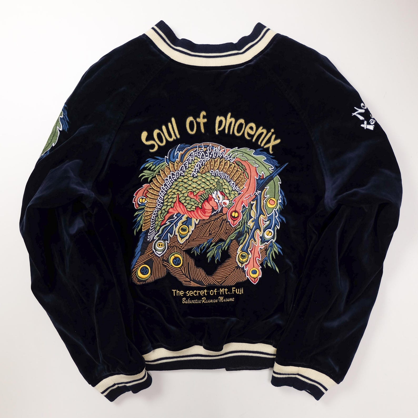 AMEKAJI Yakuza Fashion Tedman BRM Soul of Phoenix Sukajan Jacket ...