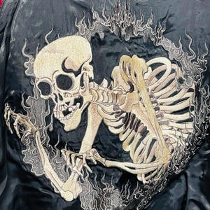 PUNK Vintage Japanese Japan Yamabushi Hermit Samurai Ronin Skeleton ...