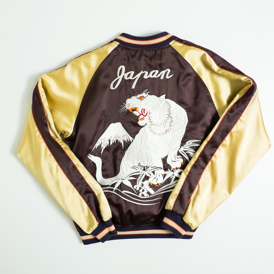 Vintage Tailor Toyo Reversible Sukajan Jacket | White Tiger & Dragon ...