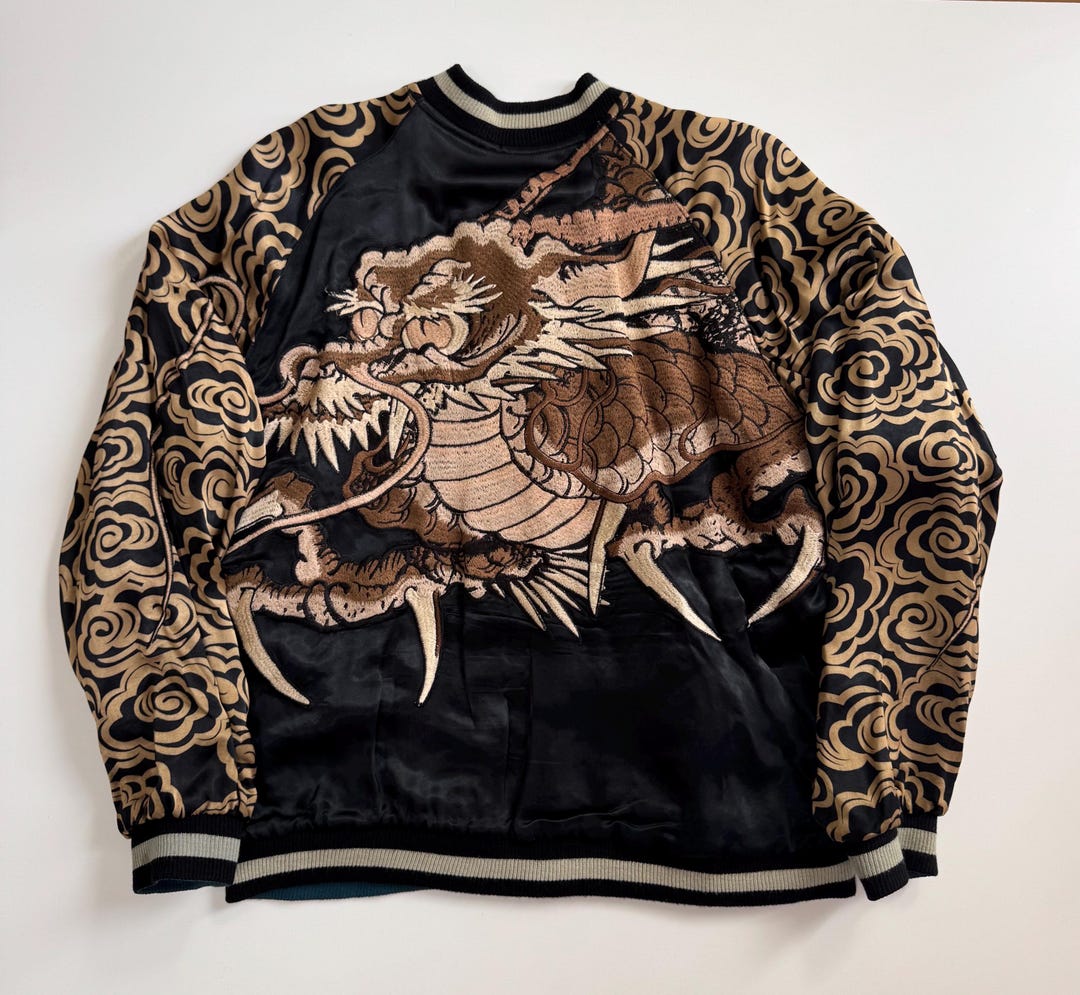 HOLY GRAIL Yakuza Skeleton Shamisen Sanshin Guitar Punk Rock × Dragon ...