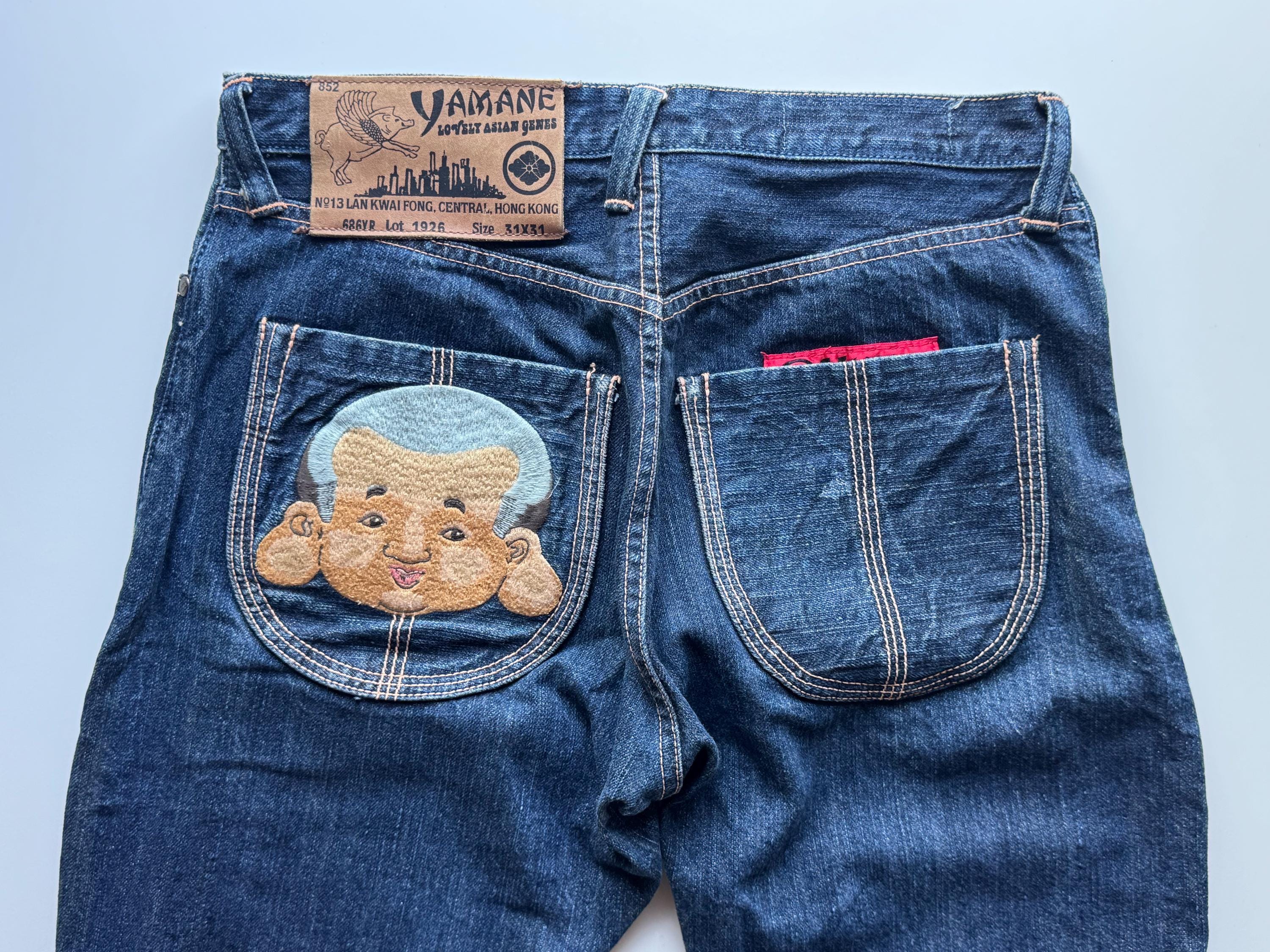 Vintage Rare Evisu Yamane Genes Denim Jeans | Rare Kintaro & Fukusuke ...