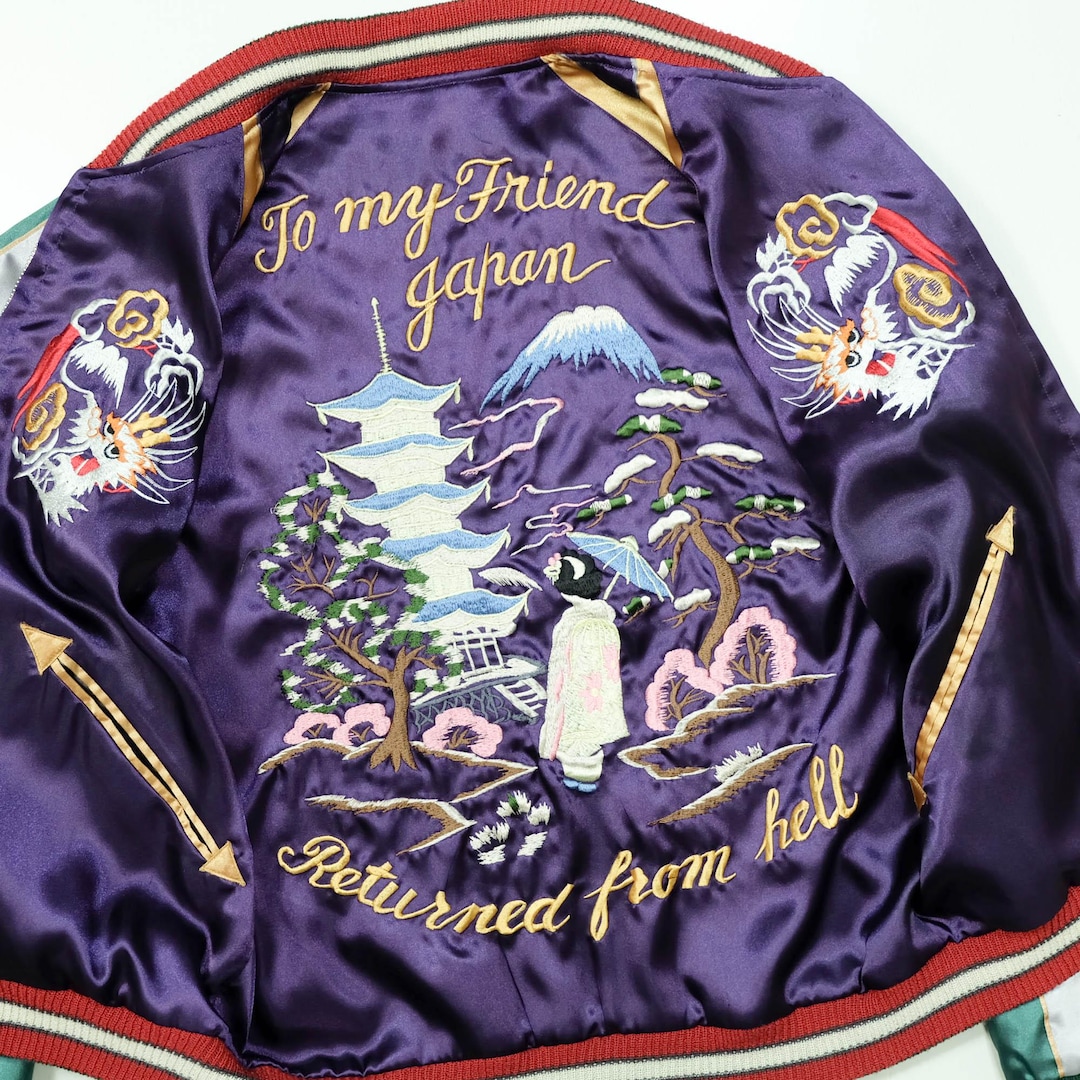 Vintage Tailor Toyo Japanese Sukajan Souvenir Jacket – “to My Friend ...