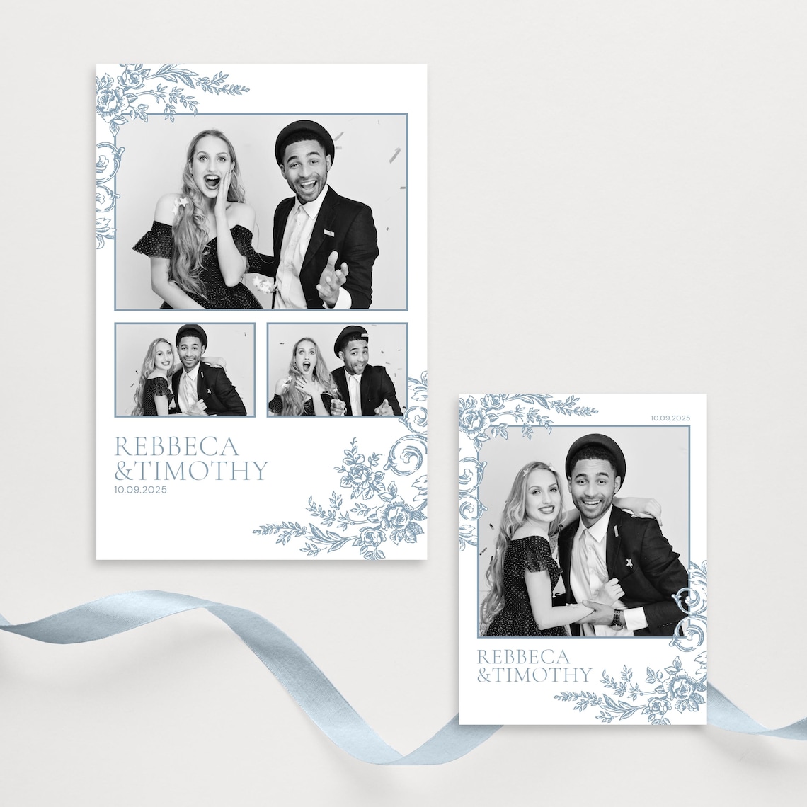 Toile De Jouy Photobooth Wedding Template Baroque Line Art Photo Booth Overlay Ornamental Frame ...