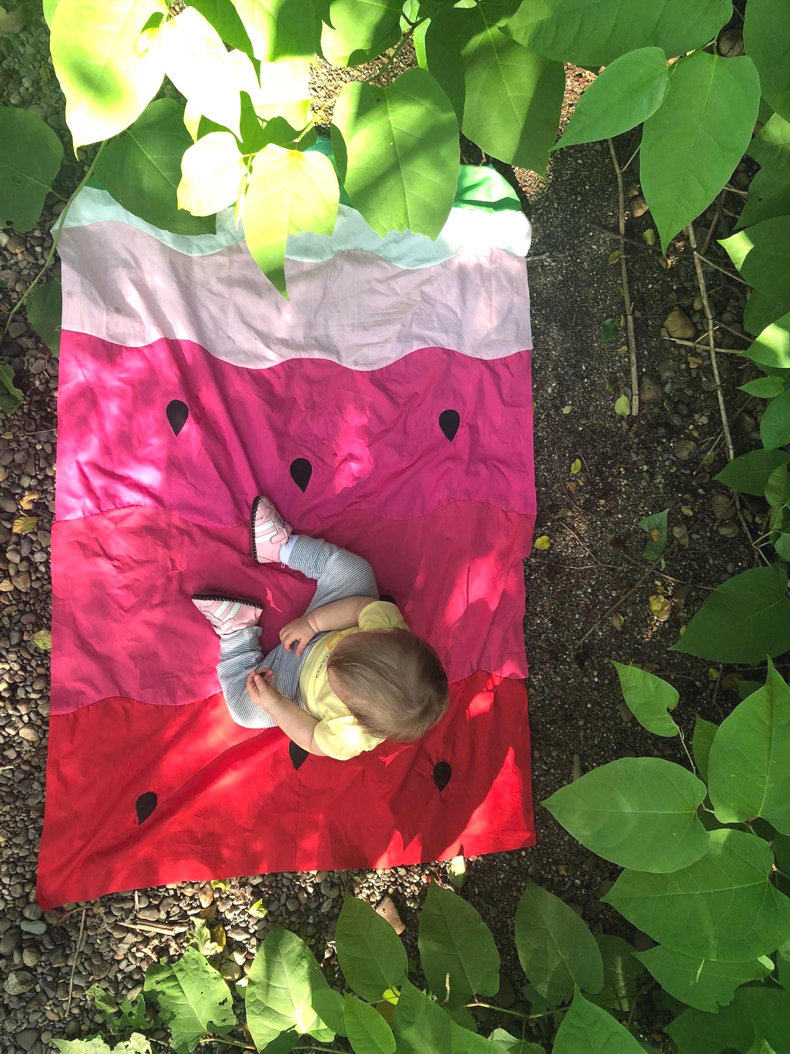 Watermelon Waves Quilt Pattern PDF: Beginner Summer Quilt (digital ...