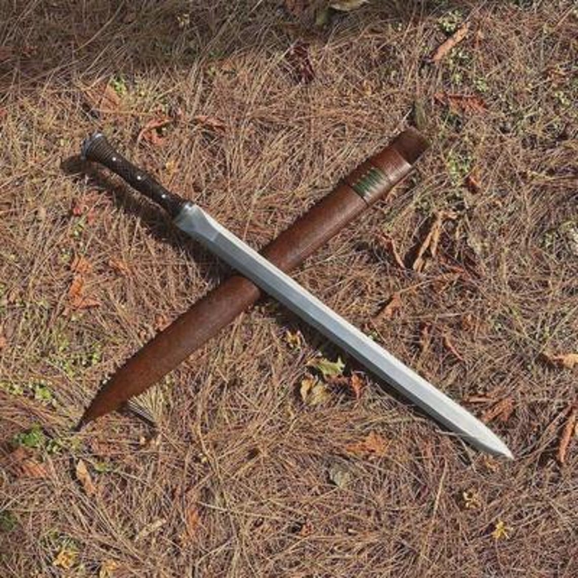 Roman Gladius Replica With Leather Scabbard - Etsy