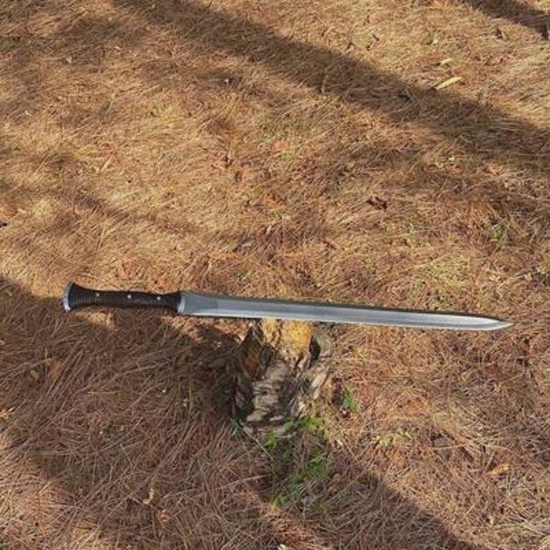 Roman Gladius Replica With Leather Scabbard - Etsy