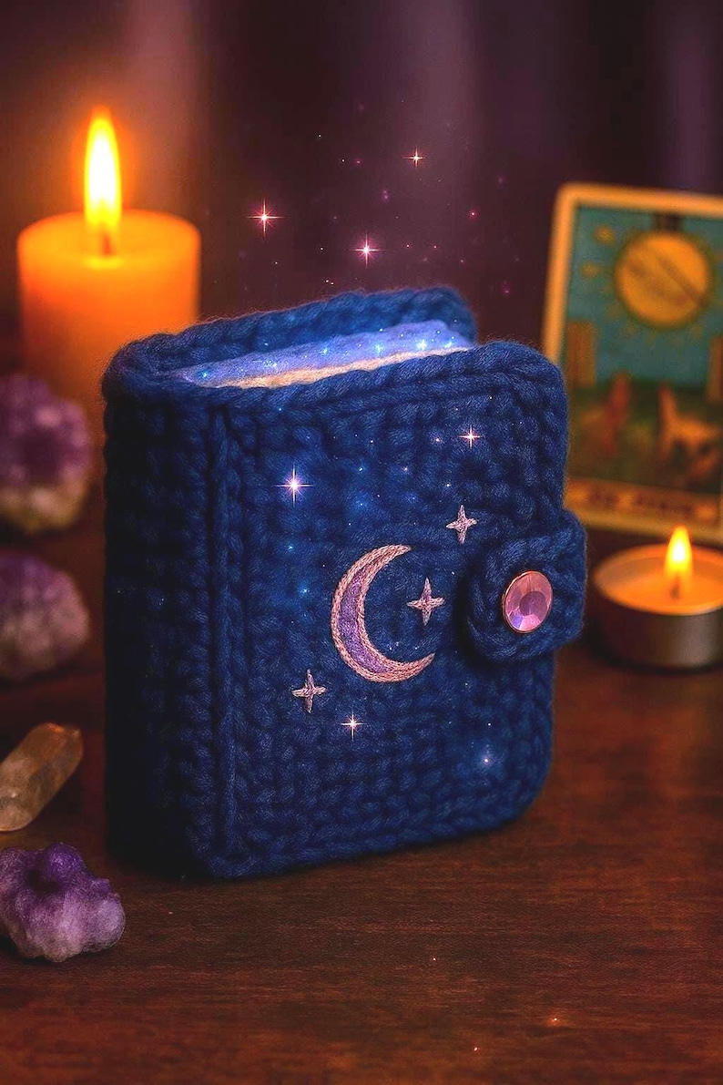 Crochet Pattern – Rune & Tarot Journal | Mystical Grimoire-inspired ...