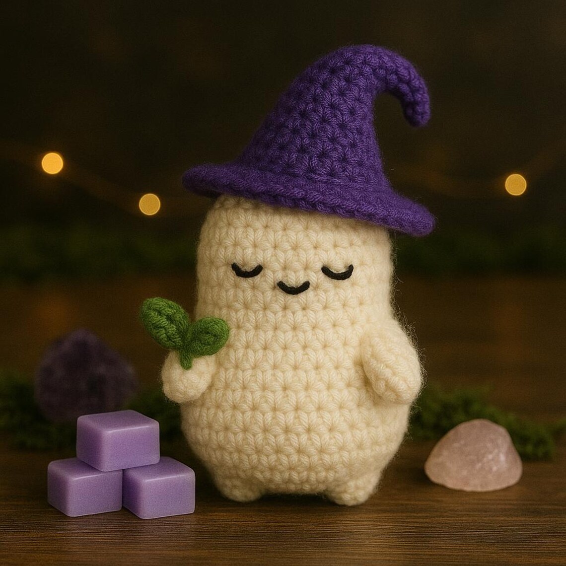 Spirit Sprout Ghostling Crochet Pattern: Beginner Amigurumi (PDF) - Etsy