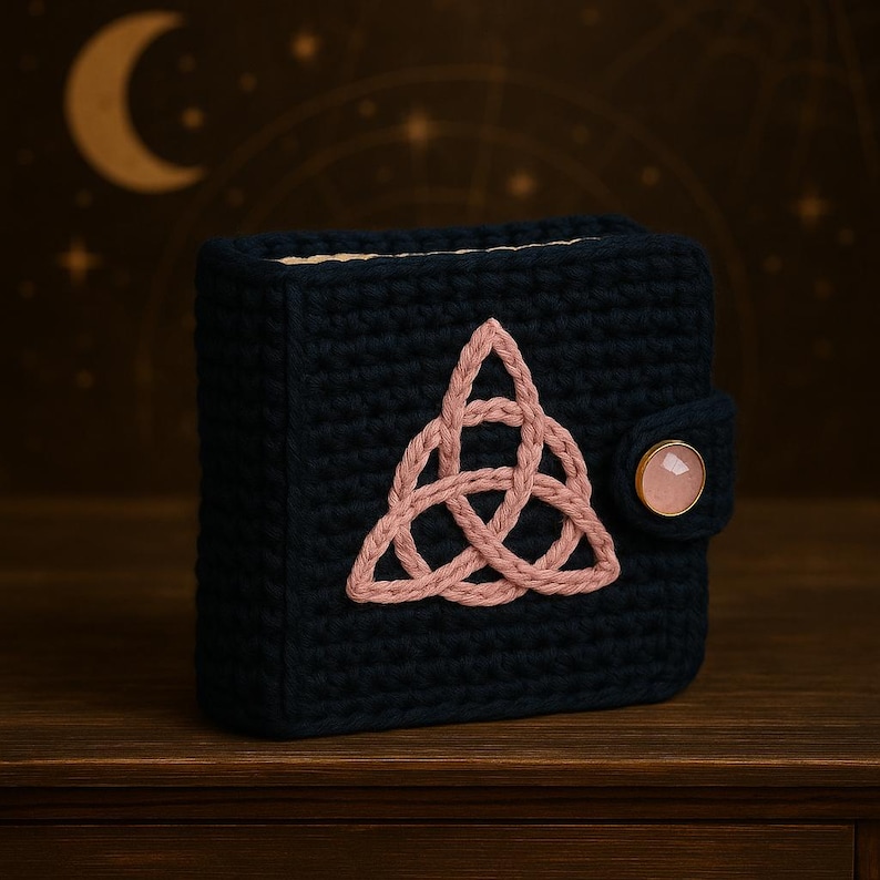 Crochet Pattern – Rune & Tarot Journal | Mystical Grimoire-inspired ...