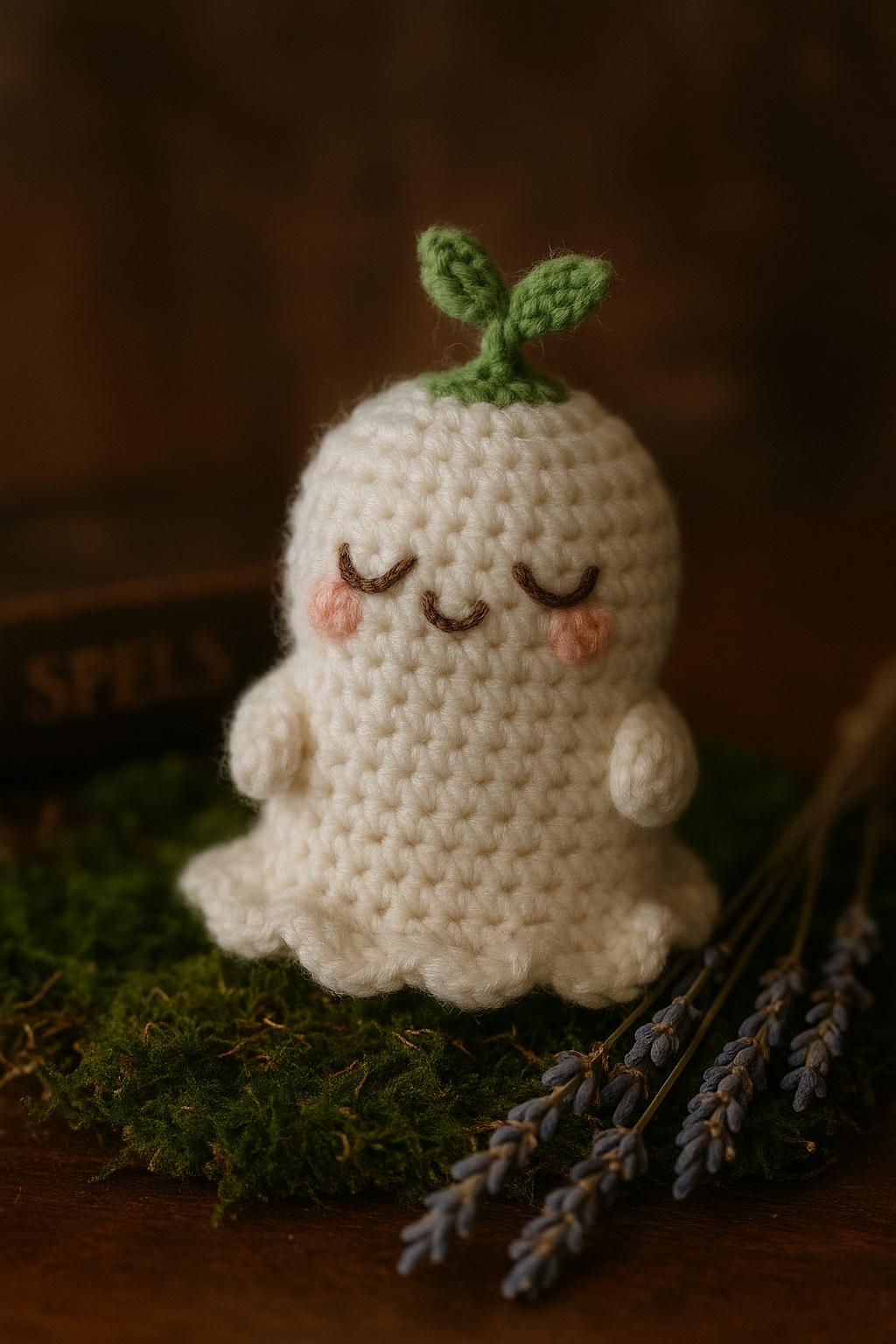 Spirit Sprout Ghostling Crochet Pattern: Beginner Amigurumi (PDF) - Etsy