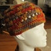 Crocheted Hat, Close Fitting Beanie, 100% Acrylic, Rust, Green, Brown ...