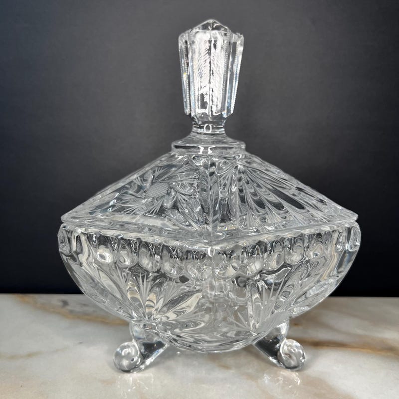 Crystal Candy Dish - Etsy