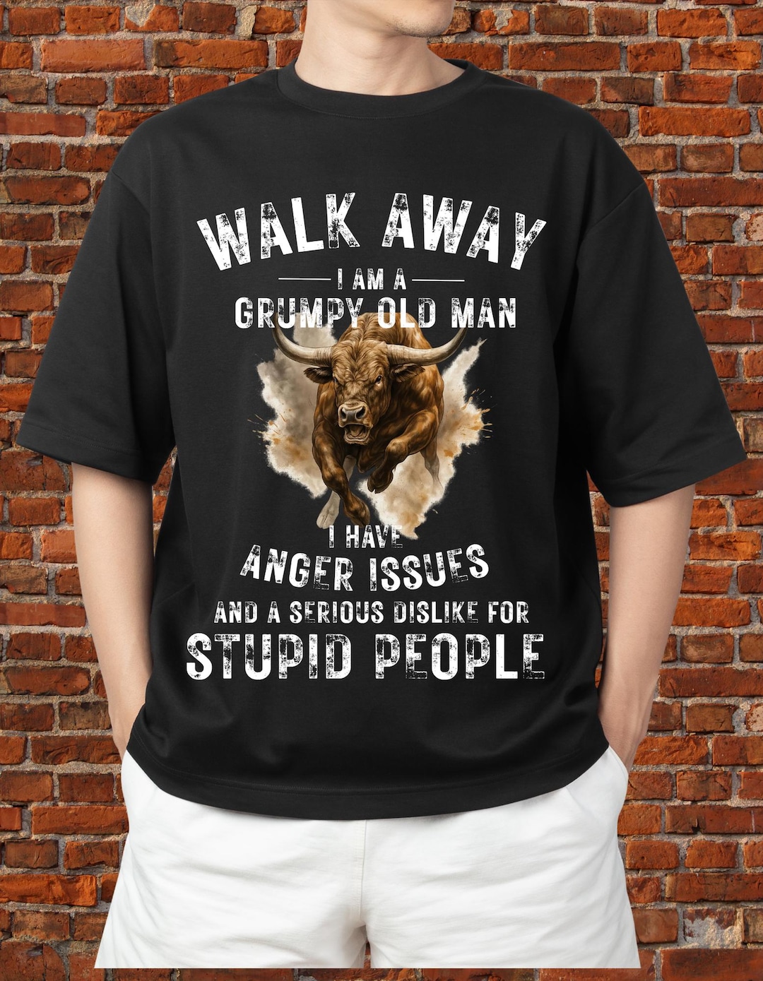 Walk Away I Am a Angry Old Man That Has Anger Issues and a Serious ...