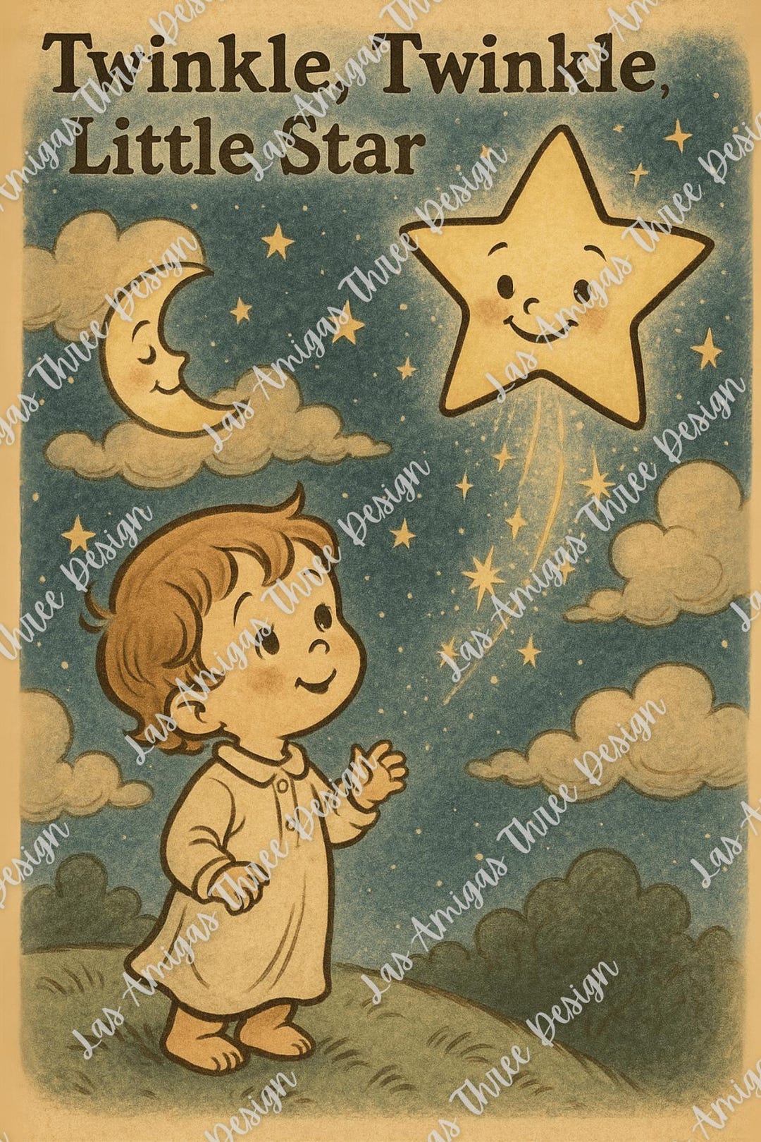 Nursery Rhyme Wall Art - Set of 10 Digital Prints | Instant Download ...