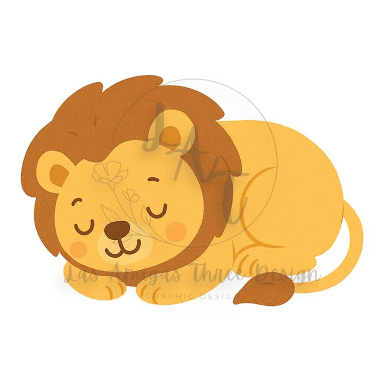 Cute Cartoon Lion Clipart Collection - Perfect for Jungle Nursery Decor ...