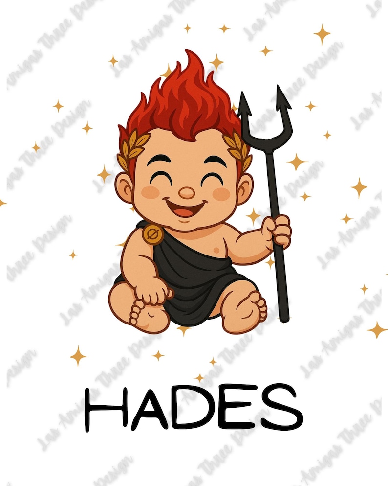 Greek Mythology Baby Nursery Wall Art - Set of 12 Printable God ...