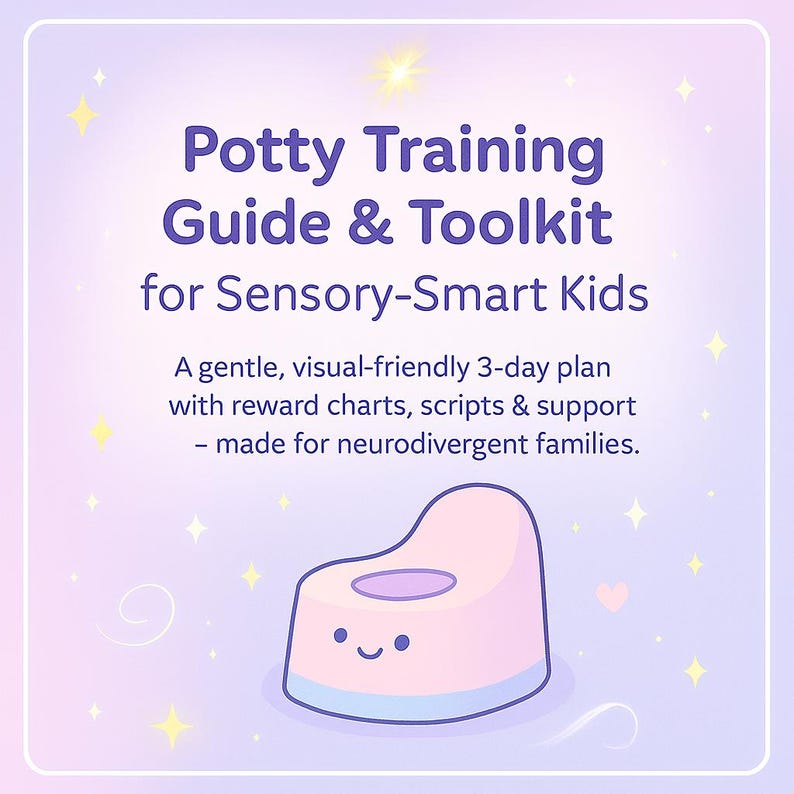 Sensory Potty Training Guide | 3-day Plan, Reward Charts, Visual Aids ...