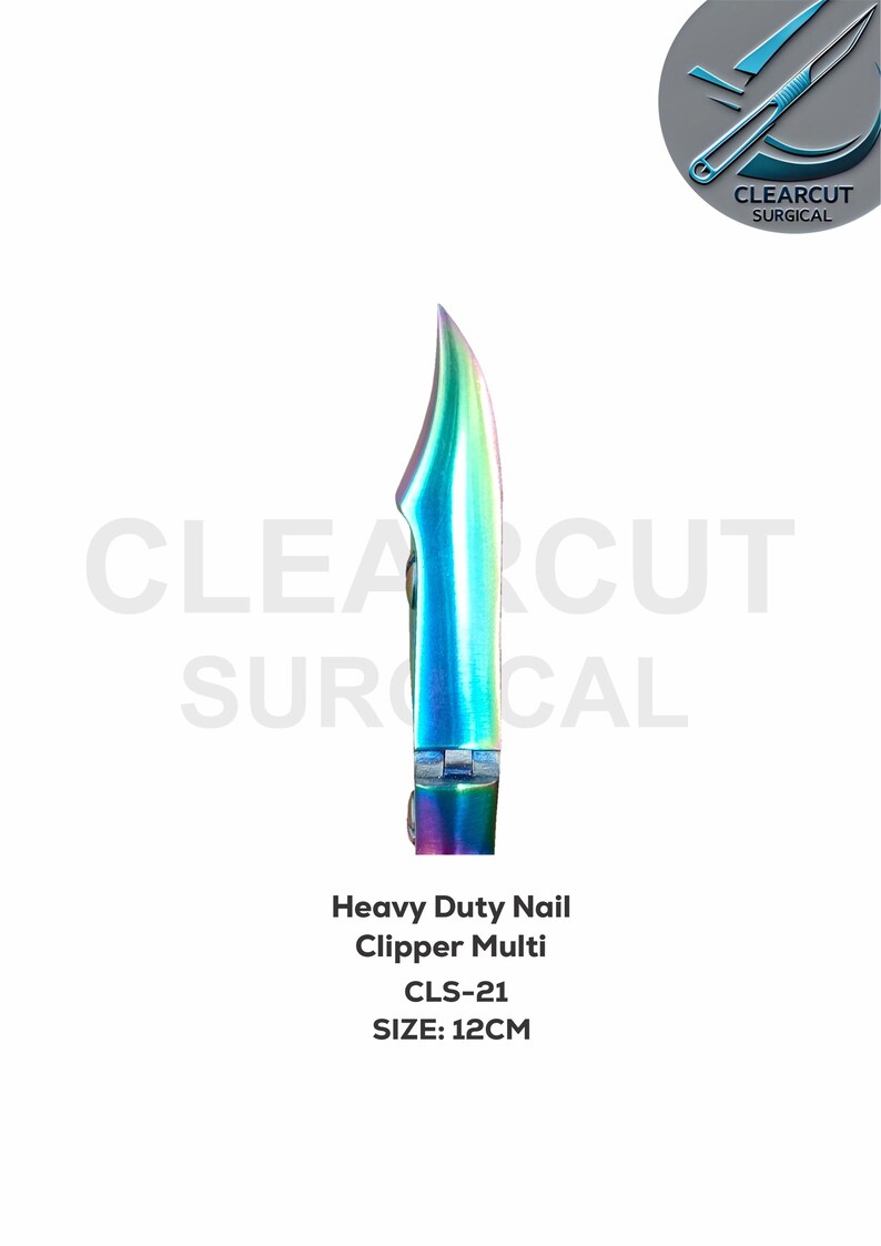 Heavy Duty Toe Nail Nipper Multi Colour (12cm) Clipper, Ingrown ...