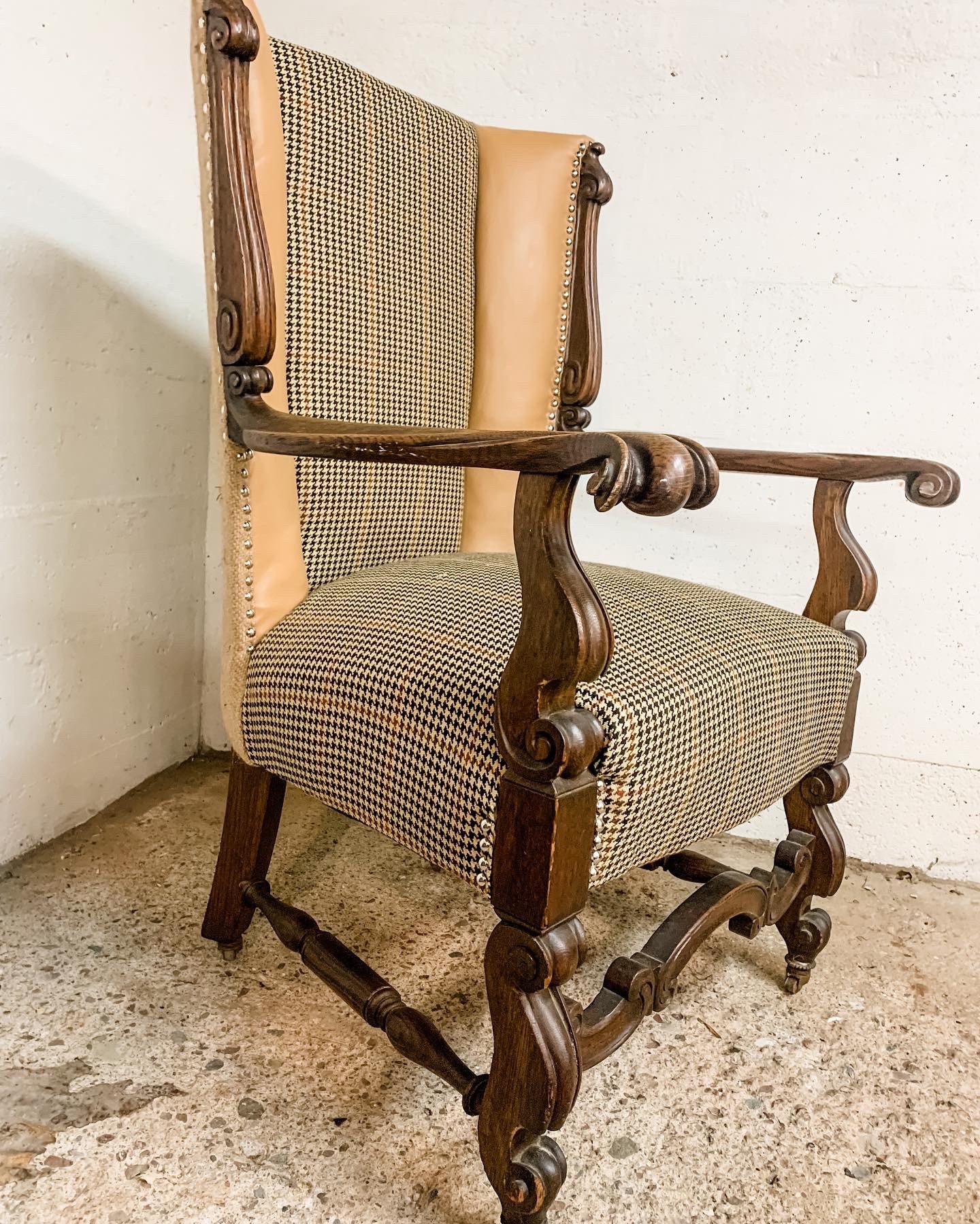 Unique 1800s Vintage Accent Chair - Etsy