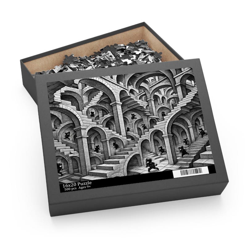 Optical Illusion Puzzle - Intricate Maze Art, Mind-bending Fun, Gift ...