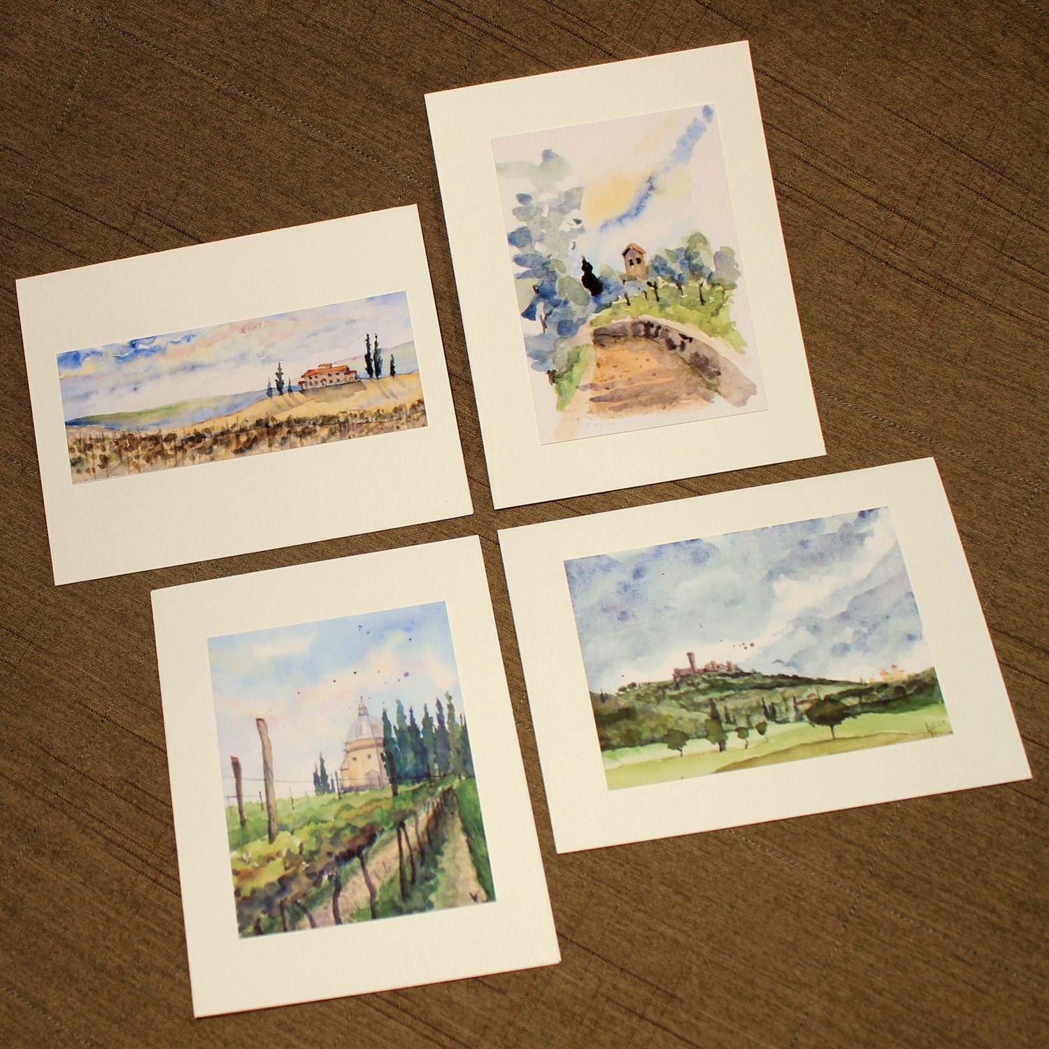 Custom Art Card Stationery- Choose Your Own Images- Set of 8 Cards - Etsy