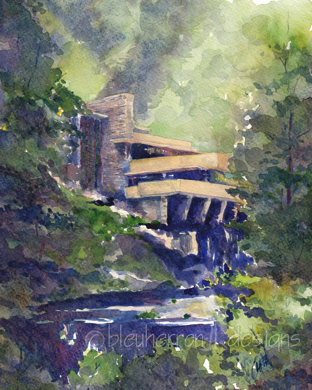 Frank Lloyd Wright Paintings